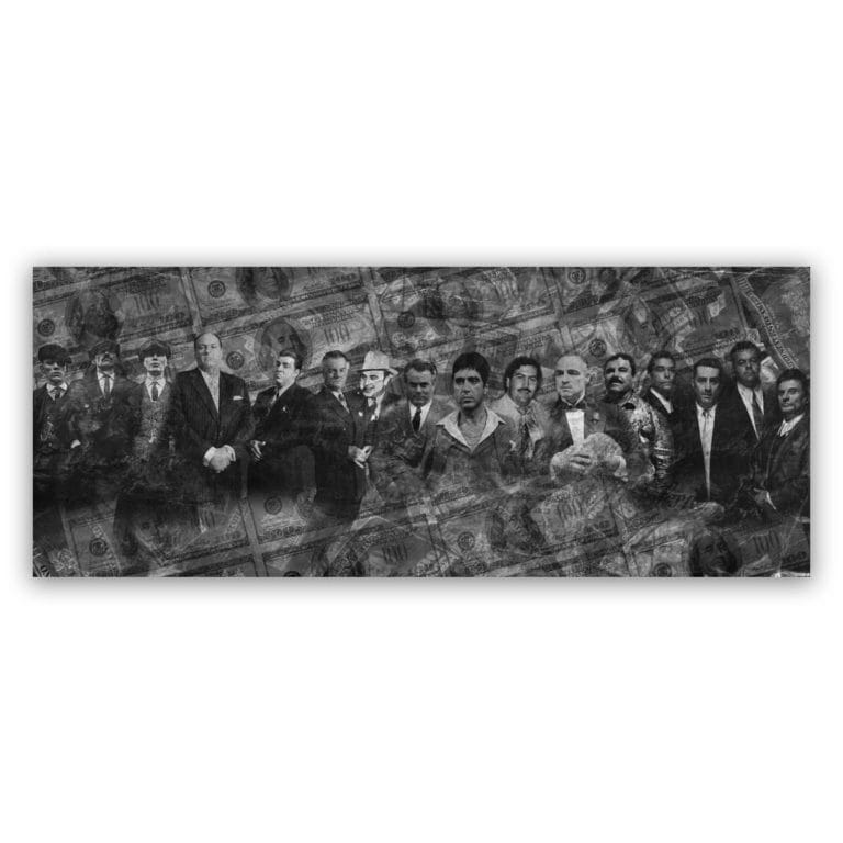 The Gangsters Line-Up - Popart Schilderijen - Popart Schilderijen