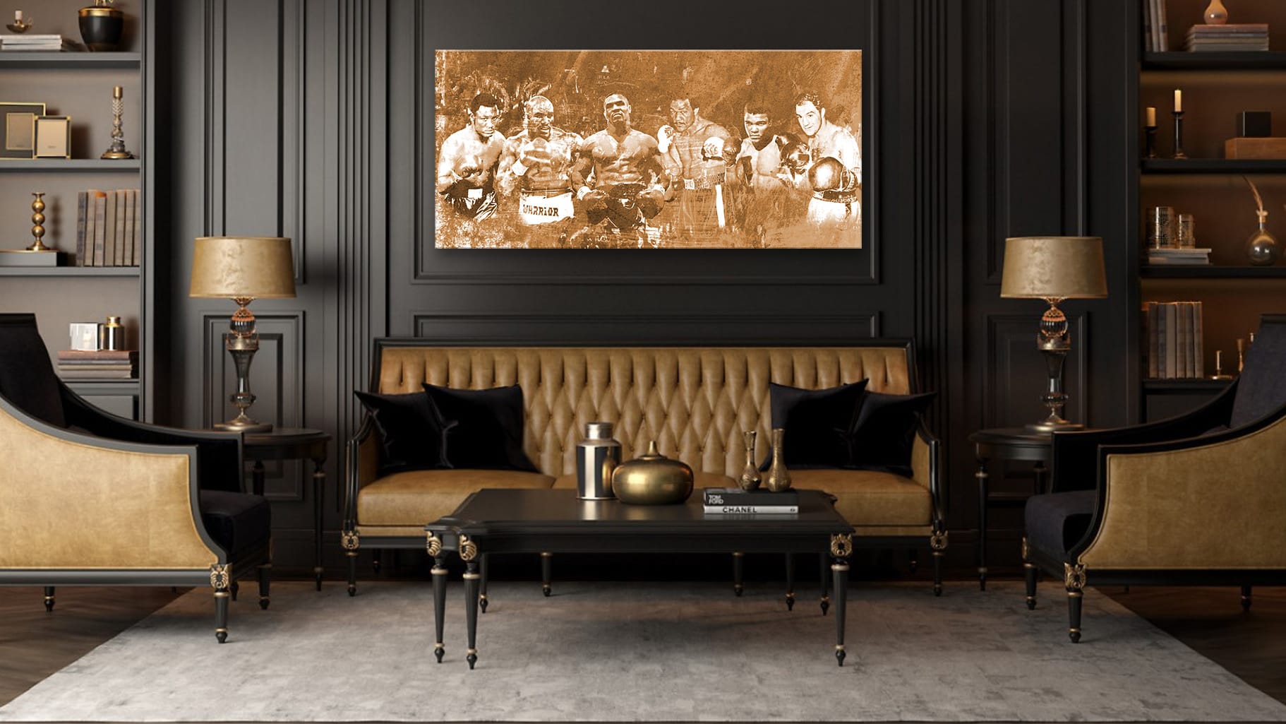 Boks Iconen - Popart Schilderijen - Popart Schilderijen